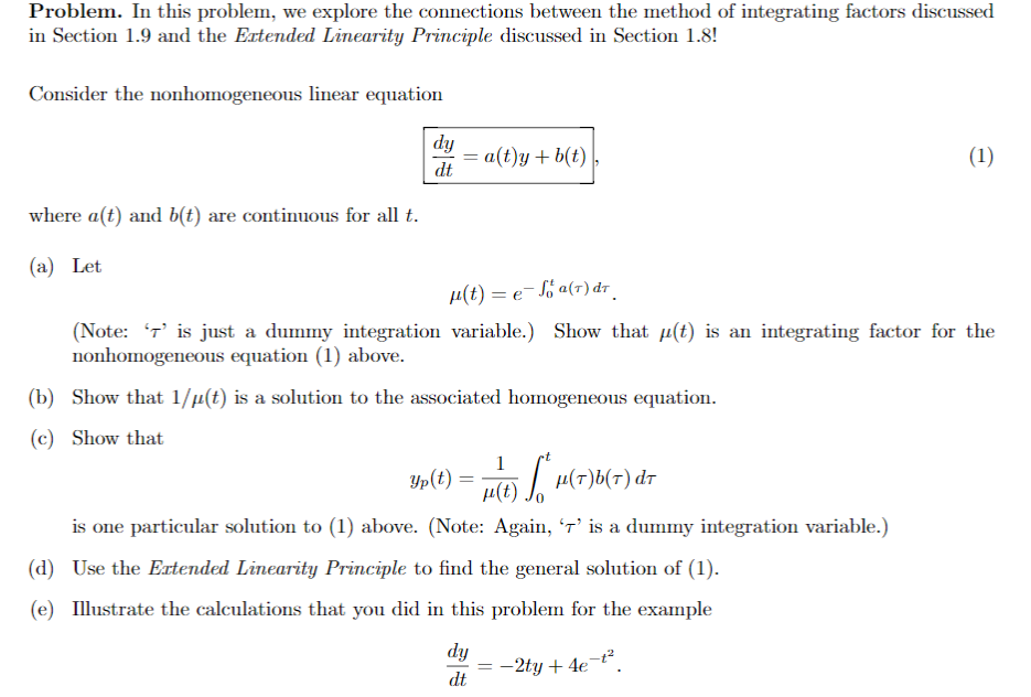 Solved In this problem, we explore the connections between | Chegg.com