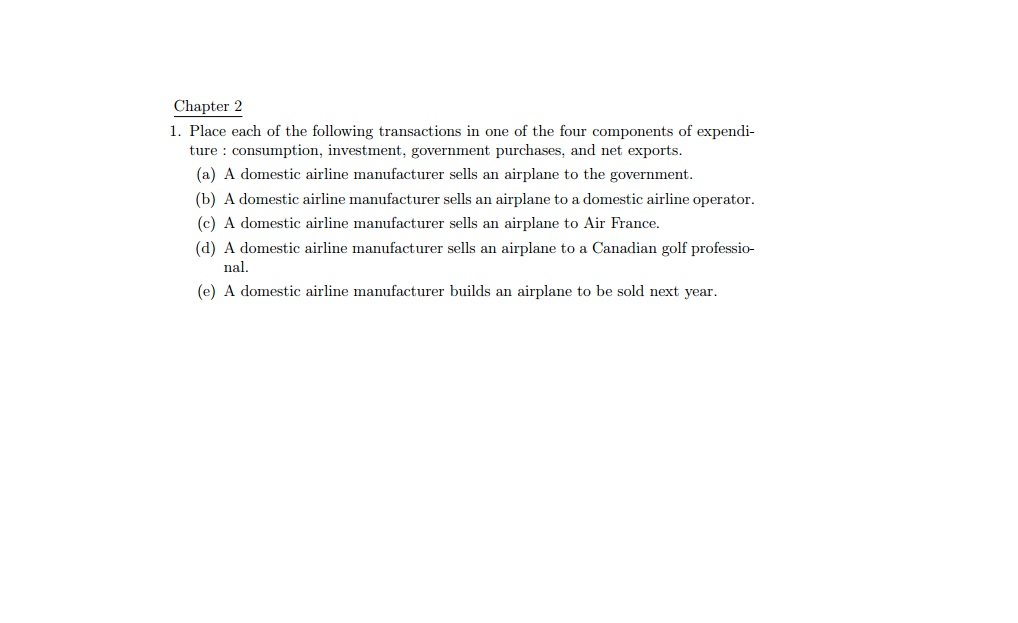 Solved Chapter 2 1. Place each of the following | Chegg.com