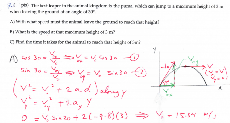 Solved 7.( pts) The best leaper in the animal kingdom is the | Chegg.com