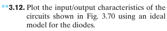 Solved **3.12. Plot the input/output characteristics of the | Chegg.com