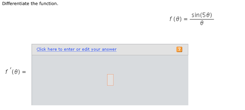 Solved Differentiate the function. W = 4cos (t 7 Click here | Chegg.com