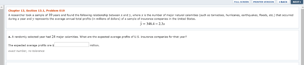 Solved Next Chapter 13 Section 13 1 Problem 019 A Chegg