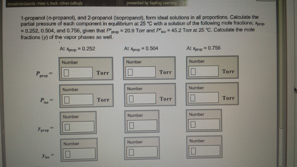 Solved 1-propanol (n-propanol), and 2-propanol | Chegg.com