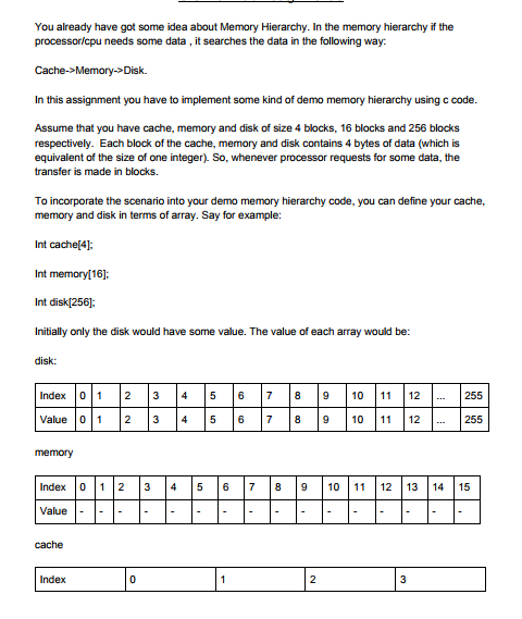 Solved You already have got some idea about Memory | Chegg.com