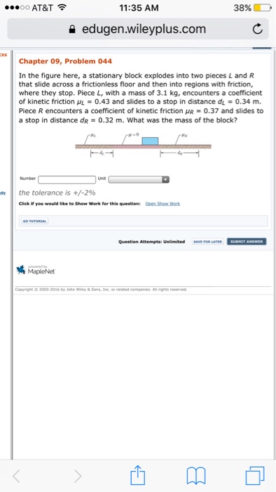 Solved In the figure here, a stationary block explodes into | Chegg.com