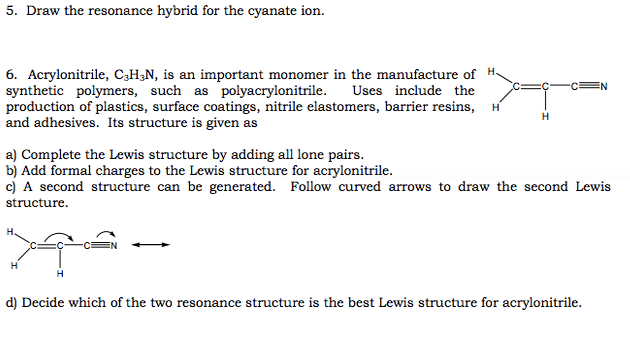 Cyanate Ion Lewis Structure