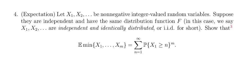 Solved 4. (Expectation) Let X1, X2, be nonnegative | Chegg.com
