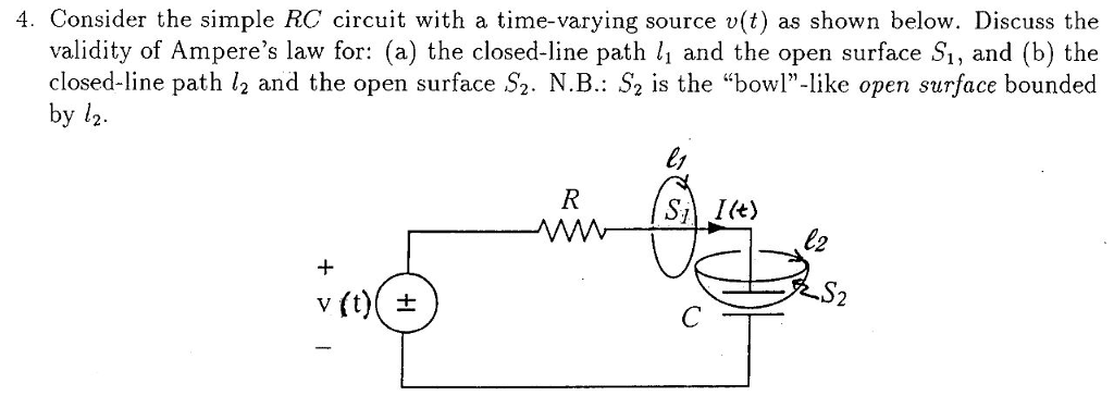 Solved 4. Consider the simple RC circuit with a time-varying | Chegg.com