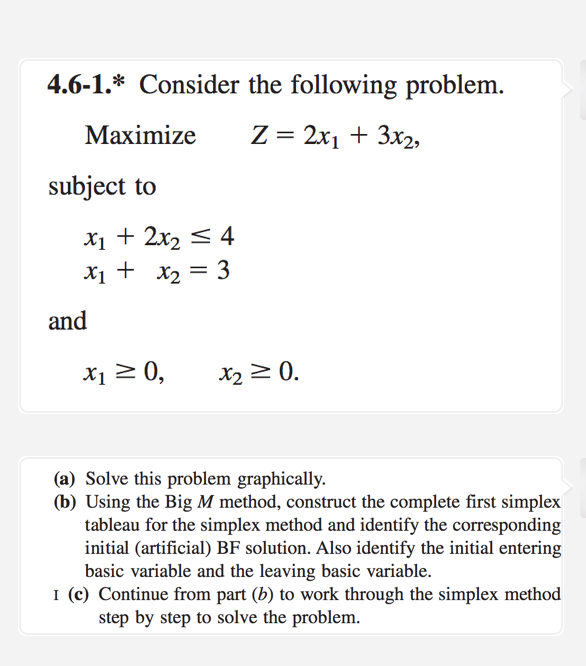 Solved Consider the following problem. Maximize z = 2x_1 + | Chegg.com