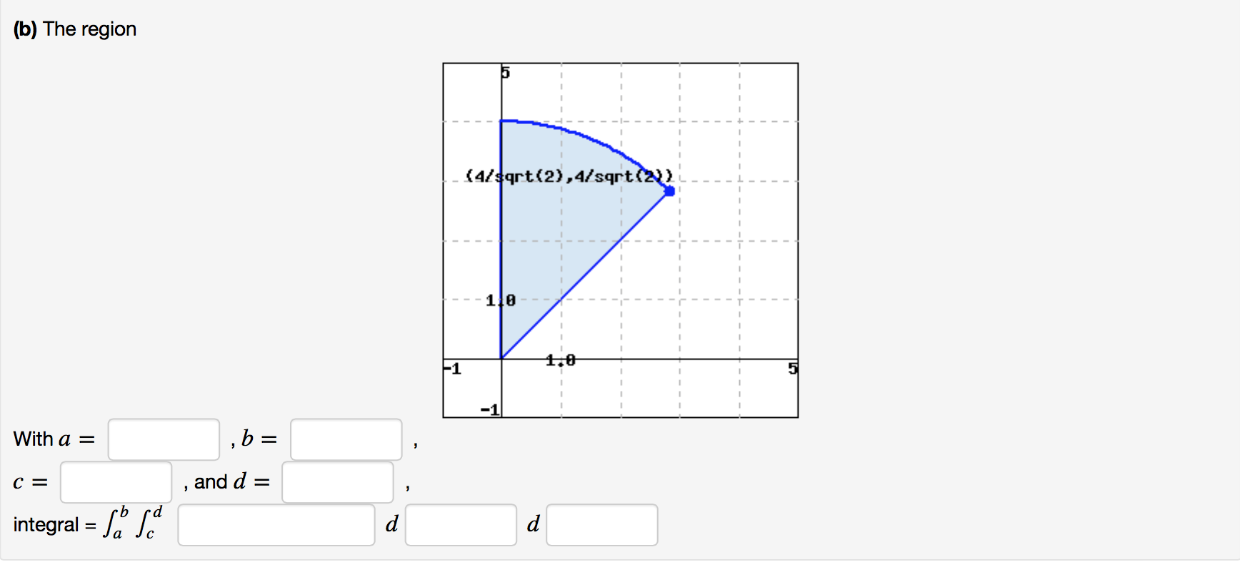 Solved (1 pt) For each of the following, set up the integral | Chegg.com Solved (1 pt) For each of the following, set up the integral | Chegg.com