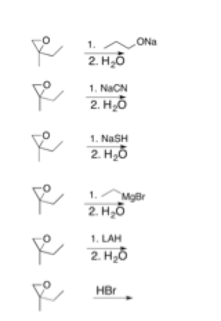 Solved INSTRUCTIONS: Draw in the product for each of the | Chegg.com