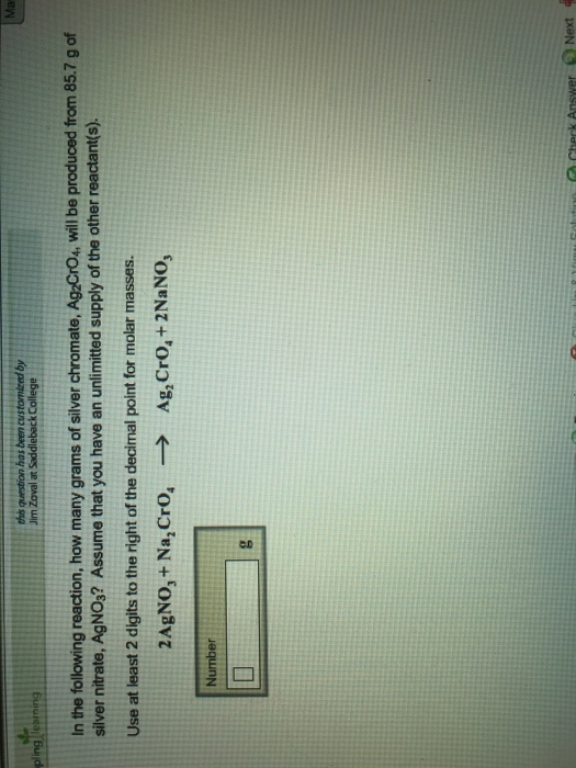 Solved In the following reaction, how many grams of silver | Chegg.com