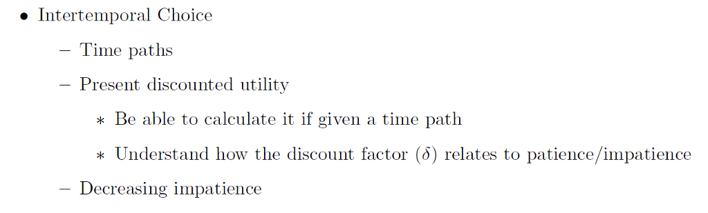 Solved » Intertemporal Choice Time paths Present discounted | Chegg.com