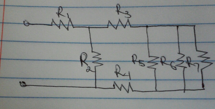 Solved each resistor has a resistance of 1 kilo ohm. find | Chegg.com