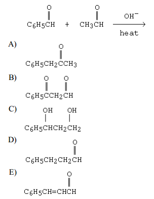 Solved C6H5CH CH3CH A) C6H5CH2CCH3 B) C6H5CCH2CH C) OH OH | Chegg.com