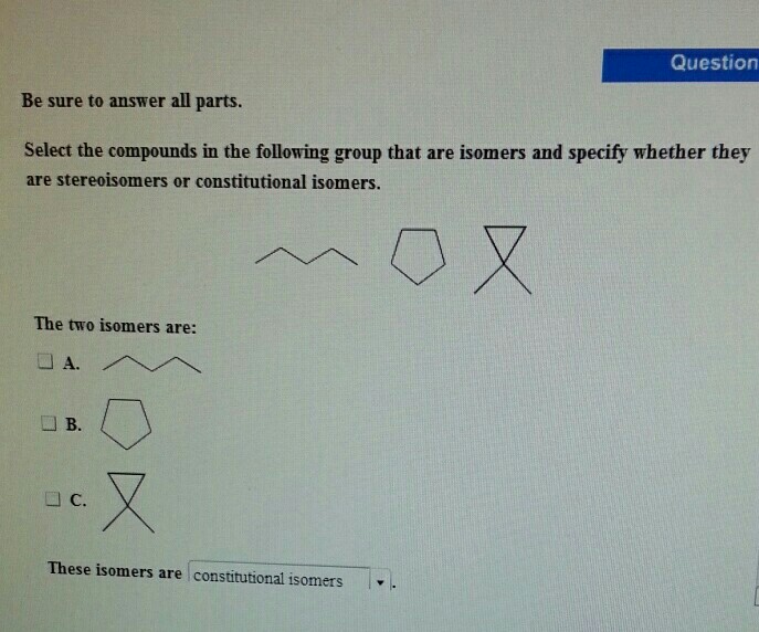 Solved Question Be sure to answer all parts. Select the | Chegg.com