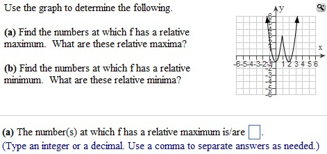 Solved Use the graph to determine the following. Find the | Chegg.com