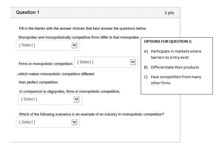 Solved Question 1 2 pts Fill in the blanks with the answer | Chegg.com