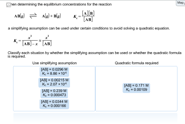 Solved Map en determining the equilibrium concentrations for | Chegg.com