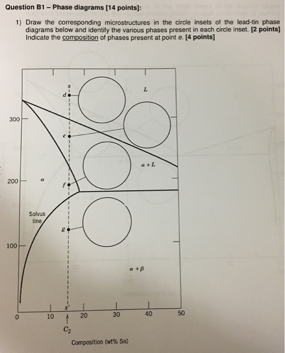Solved Draw the corresponding microstructures in the circle | Chegg.com