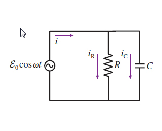 Solved Problem 35.44 The figure shows a parallel RC | Chegg.com