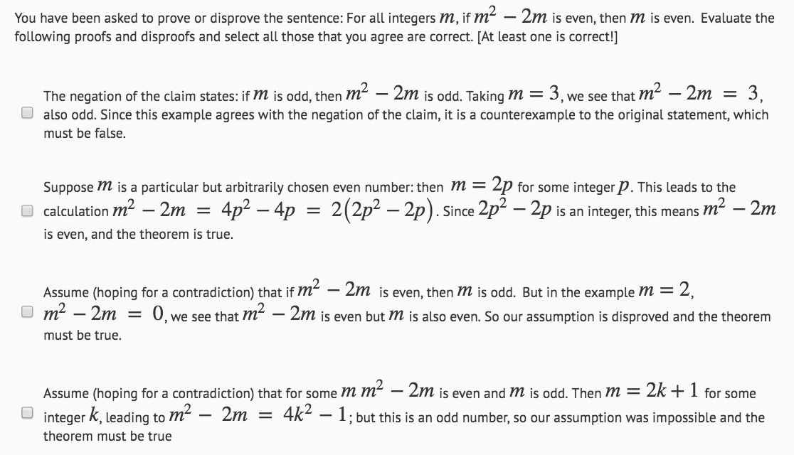 Solved You have been asked to prove or disprove the | Chegg.com