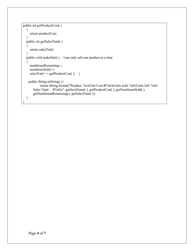 Solved APPLICATION DEVELOPMENT PRACTICE II ADP262S 2 HOURS | Chegg.com