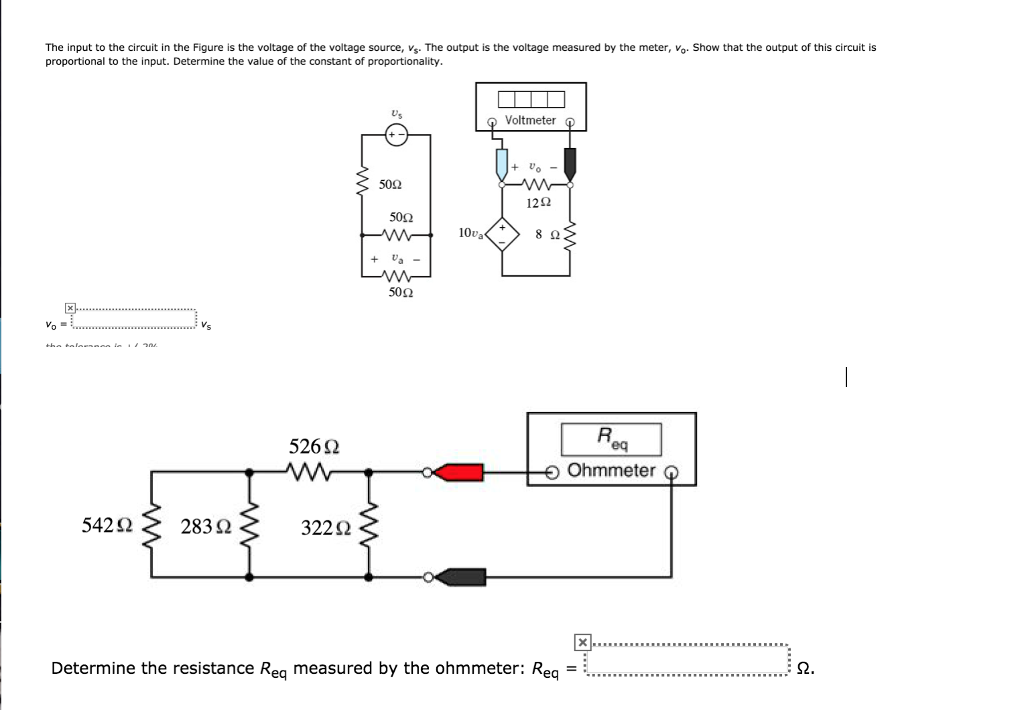 Solved The input to the circuit in the Figure is the voltage | Chegg.com