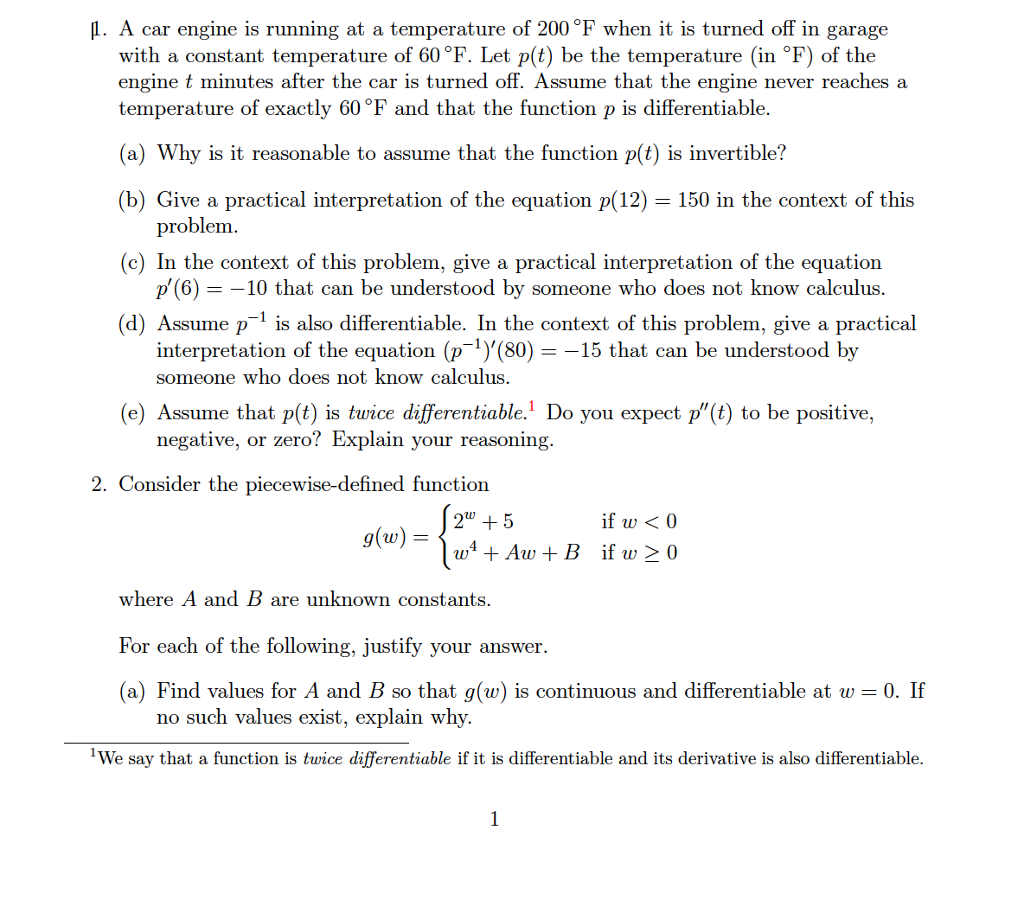 Solved p. A car engine is running at a temperature of 200 F | Chegg.com