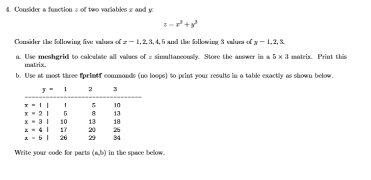 Solved Consider a function z of two variables x aud y: | Chegg.com
