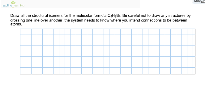 Solved Map pling Draw all the structural isomers for the | Chegg.com