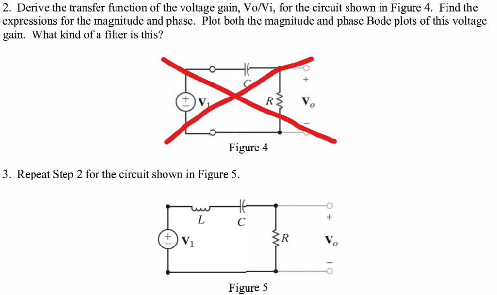 Solved 2. Derive the transfer function of the voltage gain, | Chegg.com