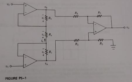Solved The circuit of figure 5-1 has R1=R2=R3=10kohms and | Chegg.com