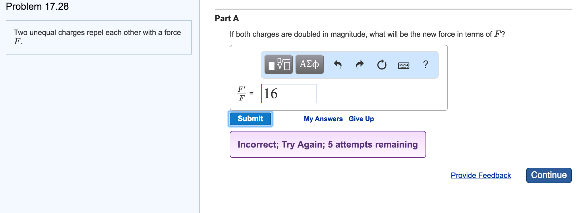 Solved Problem 17.28 Two unequal charges repel each other | Chegg.com Solved Problem 17.28 Two unequal charges repel each other | Chegg.com