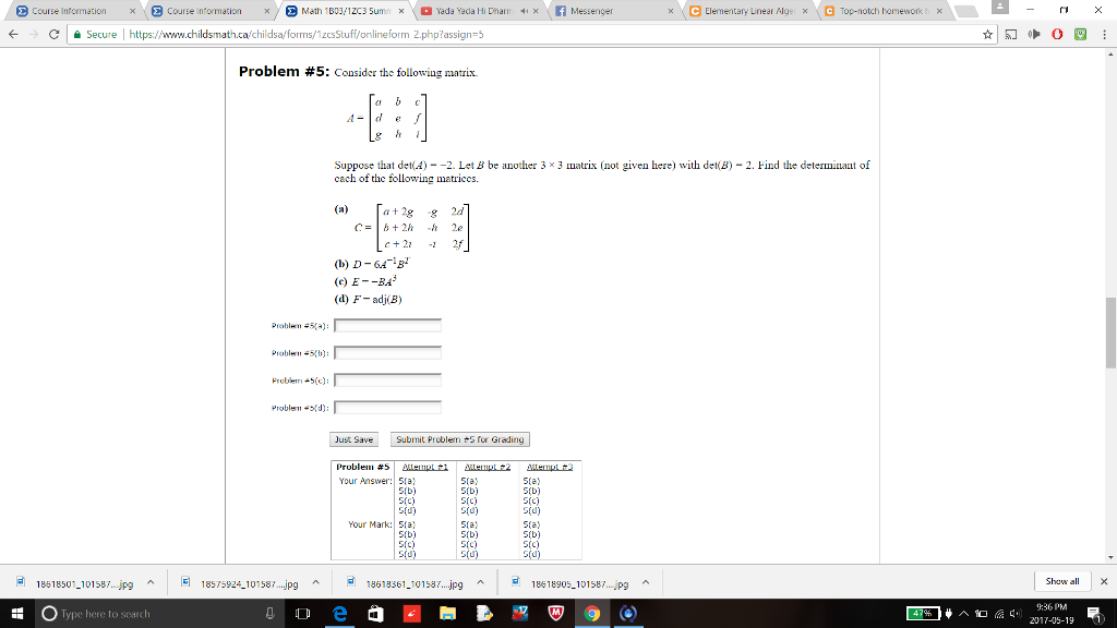 Algebra Archive | May 22, 2017 | Chegg.com