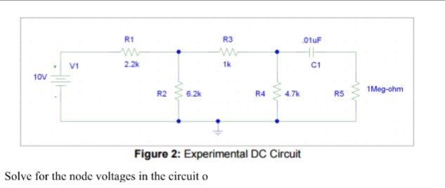 Solved Solve for the node voltages in the circuit o | Chegg.com Solved Solve for the node voltages in the circuit o | Chegg.com