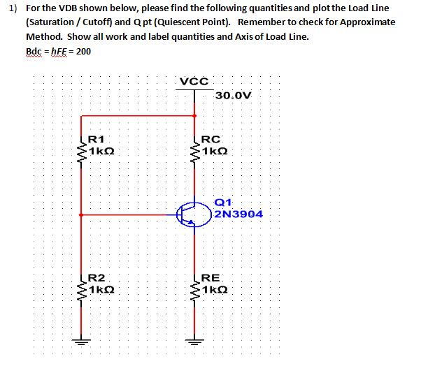 Solved 1) For the VDB shown below, please find the following | Chegg.com