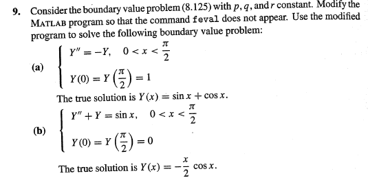 9. Consider the boundary value problem (8.125) with | Chegg.com