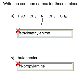 Solved Write the common names for these amines. PLEASE | Chegg.com