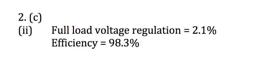 Solved c) A 15 kVA, 2300 230 V single phase transformer gave | Chegg.com Solved c) A 15 kVA, 2300 230 V single phase transformer gave | Chegg.com