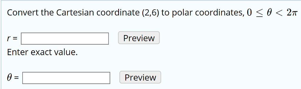 Solved Convert the Cartesian coordinate (-3,5) to polar | Chegg.com