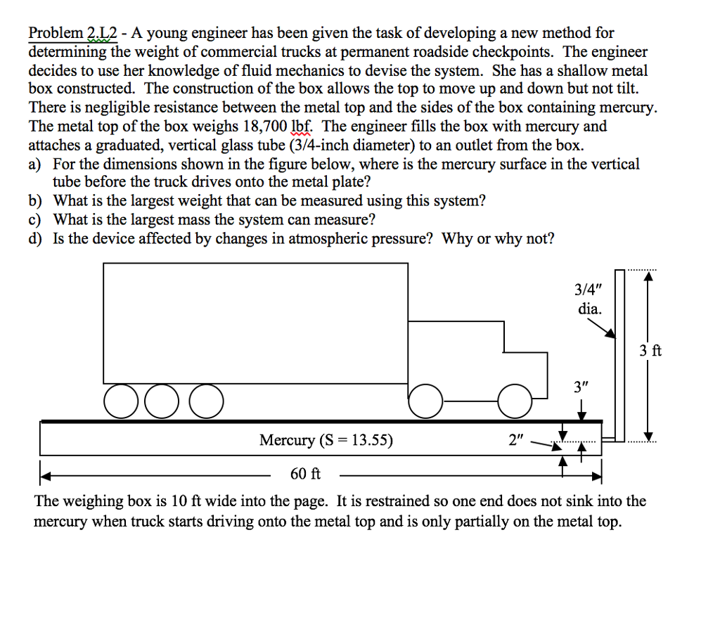 Solved A young engineer has been given the task of | Chegg.com
