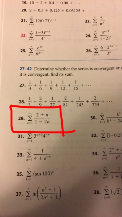Solved 19. 10 2 0.4 0.08 20. 2 0.5 0.125 0.03125 21. | Chegg.com
