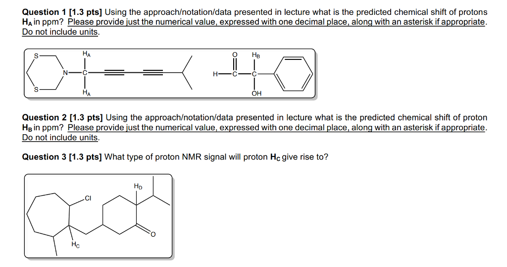 Solved Question 1 [1.3 pts] Using the approach/notation/data | Chegg.com