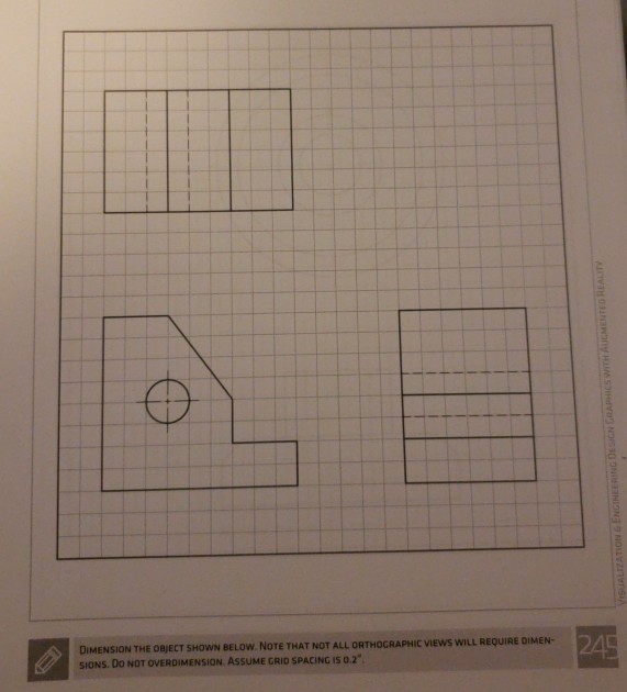 Solved Add dimensions to the orthographic images provided. | Chegg.com