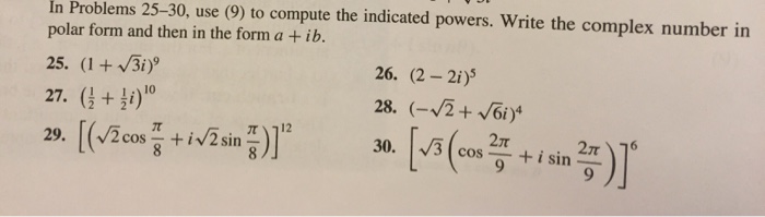 Solved In Problems use (9) to compute the indicated powers. | Chegg.com