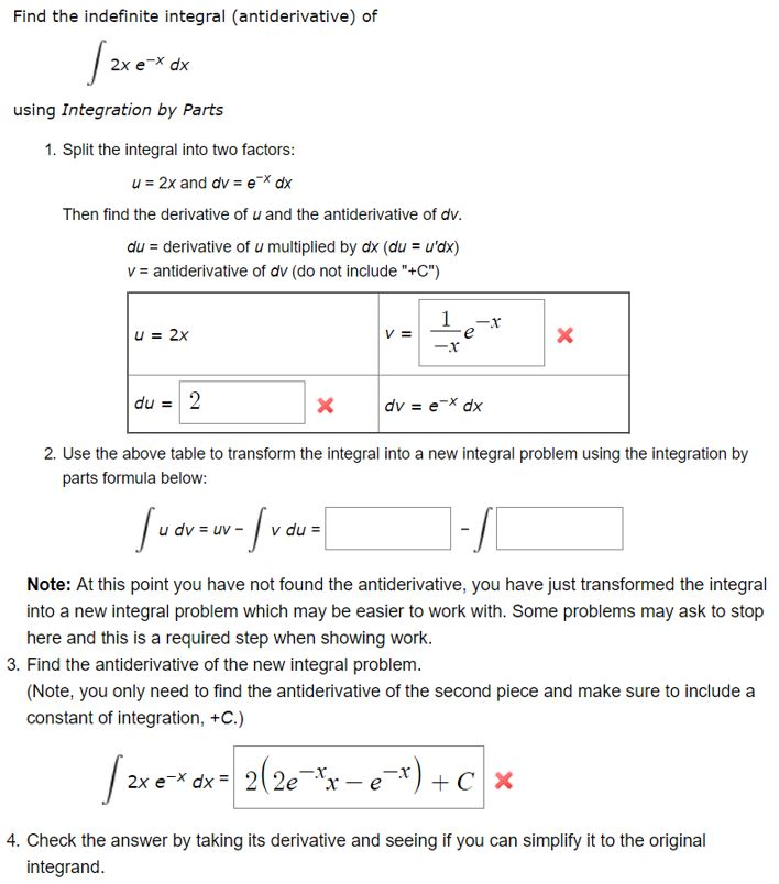 Solved Find the indefinite integral (antiderivative) of | Chegg.com