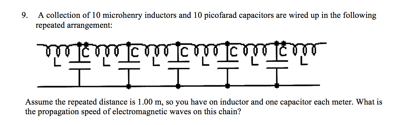 Solved A collection of 10 microhenry inductors and 10 | Chegg.com