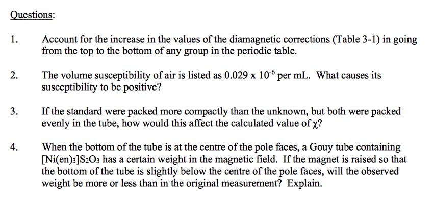 Solved Questions: 1.Account for the increase in the values | Chegg.com