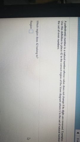 Solved 8 A palindromic number is a natural number whose | Chegg.com